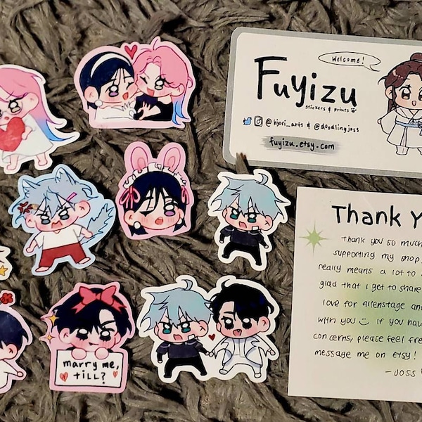 Alien Stage Doodle Sticker Set | Vinyl, Glossy - Etsy