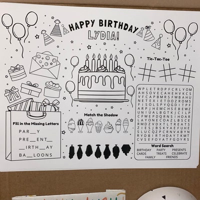 Kids Tea Party Activity & Coloring Sheet Tea Party Printable Party ...