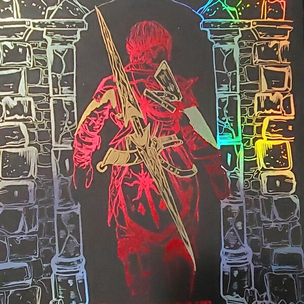 FOIL PRINT Scout Lace Harding From Dragon Age Veilguard - Etsy