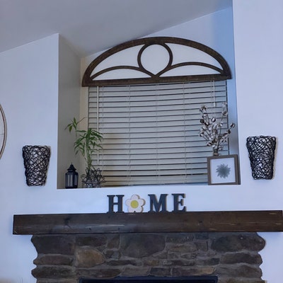 Large Arched Window Frame 16x50 Wood Frame Heirloom Custom Piece ...