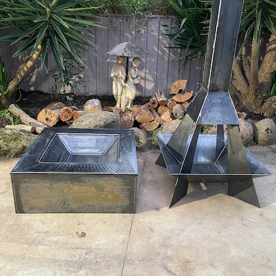 Pyramid Rocket Fire Pit, Digital Product, Files DXF, SVG for CNC ...