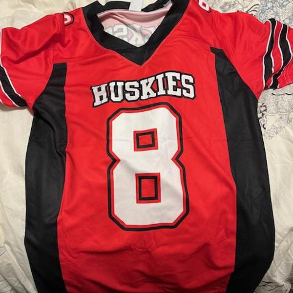 Personalized Football Jersey, Man Short Sleeves V-neck Shirt, Custom ...