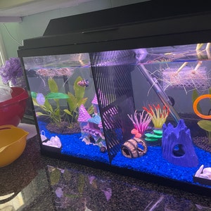 10 Gallon 3D Printed Aquarium Divider Betta Tank Divider NO TANK ...