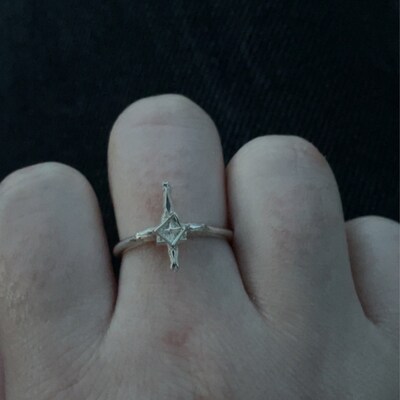 Nameless Ghoul of Ghost Ring Sterling Silver - Etsy