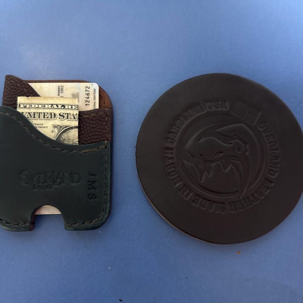 Custom Minimalist Leather Front Pocket Lewis Wallet, RFID Shield and ...