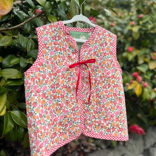 Children's Quilted Vest Sewing Pattern & Tutorial (PDF) - Etsy