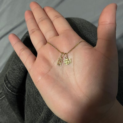 New 14k Yellow Gold Puerto Rican Charm Pendant - Etsy