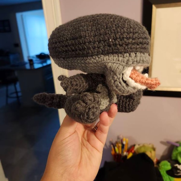 Crochet PATTERN Lil'xeno | Cute and Little Scary Amigurumi Alien From ...
