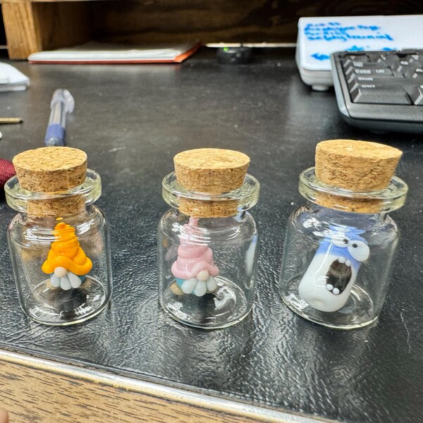 Miniature Glass Marbles - Wisteria Veil | Mini Bottle of Glass Marbles ...