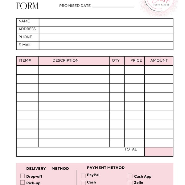 Printable Sign-in Sheet - Business Sign in Template, Printable Sign in ...