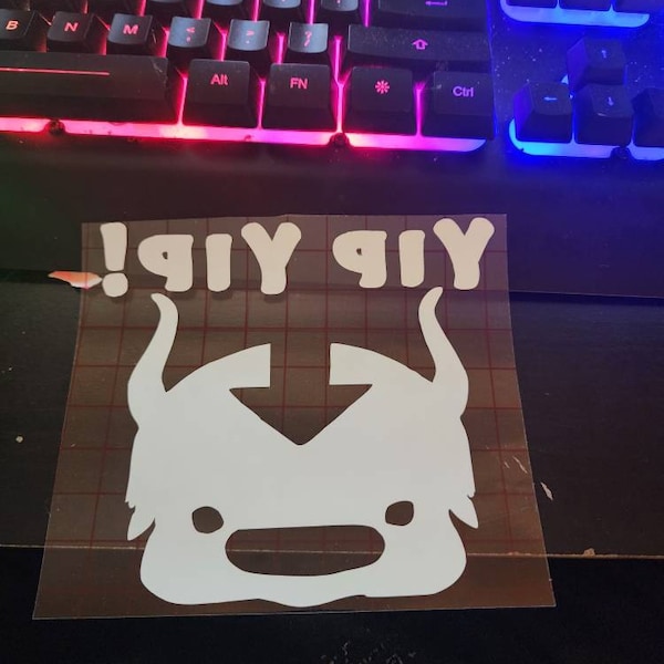 Appa Yip Yip Decal - Etsy