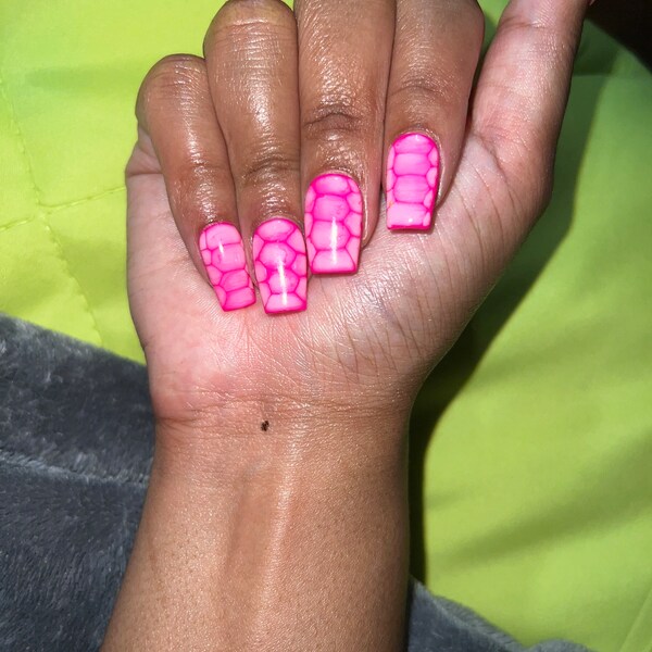 Colorful Disaster | Press on Nails - Etsy