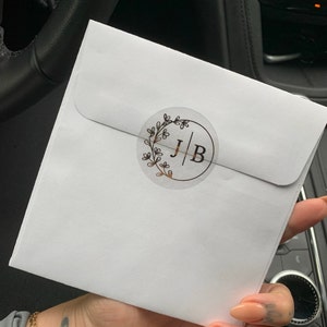 Foiled Round Wedding Labels Wedding Favour Label Foiled | Etsy