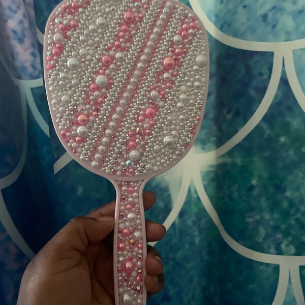Mirror, Handmade Mirror, Table Mirror, Gift, Beauty Mirror, Pearl ...