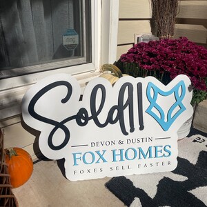 Sold Sign for Realtors, Closing Day Social Media Photo Prop, Real ...