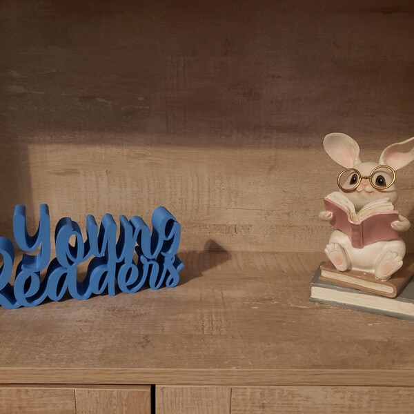 CUSTOM Fancy Library Genre Signs 3d Printed Personalized Category Label ...