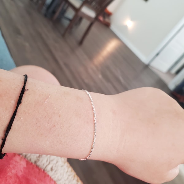 Silver Chain Bracelet | Silver Plated or Sterling Silver Bracelet ...