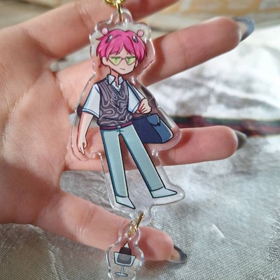 RESTOCKED Disastrous Life of Saiki K Anime 3 Double Sided Glitter ...