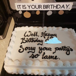 It is Your Birthday Cake Topper/ Dunder Mifflin/ the Office/ Dwight ...