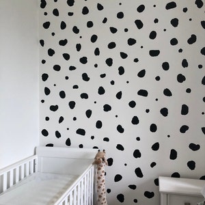 Large Dalmatian Pattern Spot Wallpaper Sticker Decals Polka - Etsy