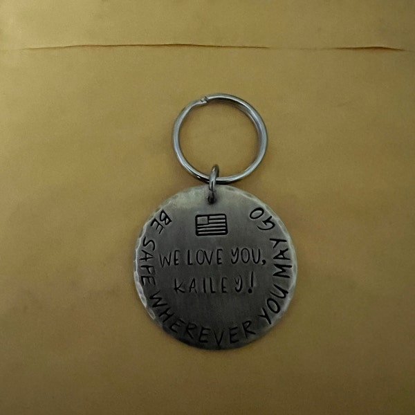Gift for Long Distance Military, Deployment Gift, Personalized Pocket ...