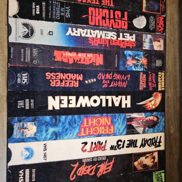 Custom VHS Rug, VHS Rug, VHS Cover Rug, Vhs Spine Rug, 80s Rug ...