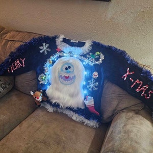 Homemade Custom 3-D Hysterical Reindeer Tacky Ugly Christmas - Etsy