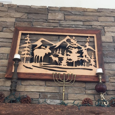 4 Wildlife Panels, DXF Stencil, Svg Cut File, Dxf Files for Plasma ...