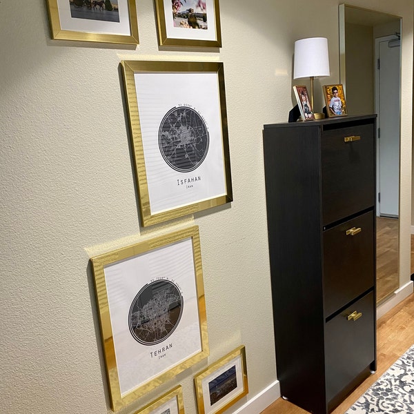 Custom Map Print, Get in Any Color, City Map Gift, Custom Any Location ...