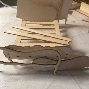 Svg Doll Furniture, Dollhouse Table Svg, 1:6 Scale Svg File - Etsy