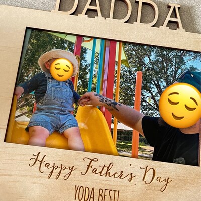 Custom Father's Day Photo Frame, Personalised Father's Day Gift, Frame ...