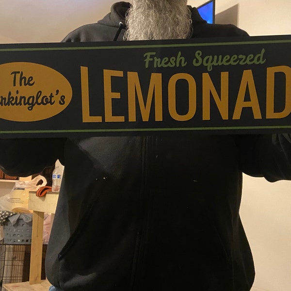 Fresh Squeezed Lemonade Sign, Personalized Lemonade Stand Sign, Custom ...
