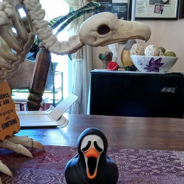 Horror-themed Rubber Duck With Chainsaw Wielding Maniac Design ...