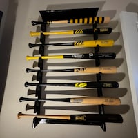 Vertical Baseball Bat Display Rack for Regular Bats (priced by the Inch ...