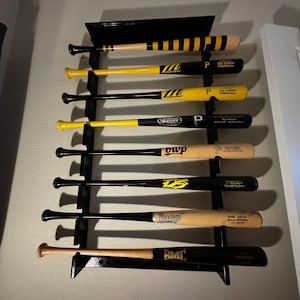8 Mini Souvenir Baseball Bat Vertical Bat Rack - Etsy