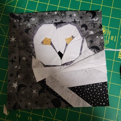 The Curious Owl Foundation Paper Piecing Pattern, Barn Owl, FPP Quilt ...