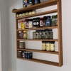 Customizable Backsplash Cutout Countertop Spice Rack, Fixed Shelves ...