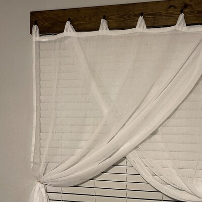 Rustic Farmhouse Wood Valance Cornice, Wood Window Valance, Wood Pelmet ...