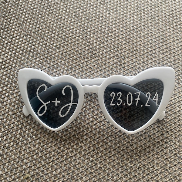 DIY STICKERS for Wedding SUNGLASSES wedding Personalised Sunglasses ...