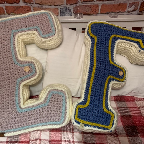 3D Crochet Letter Pattern – Alphabet Home Decor (PDF) - Etsy