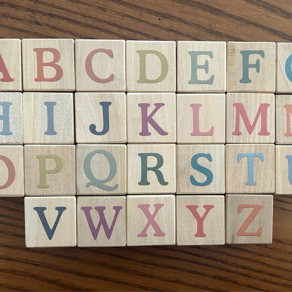 Baby Shower Activity Alphabet Blocks for Baby Shower Baby Blocks ...