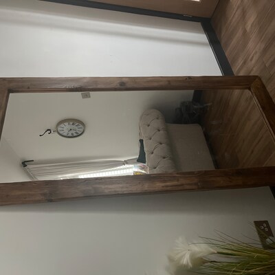 Reclaimed Wood Mirror - Etsy UK