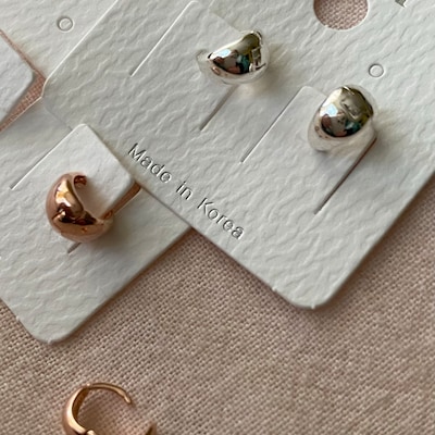 14K Solid Gold Tiny Red Apple Stud Screw Back Earrings, Cubic Zirconia ...