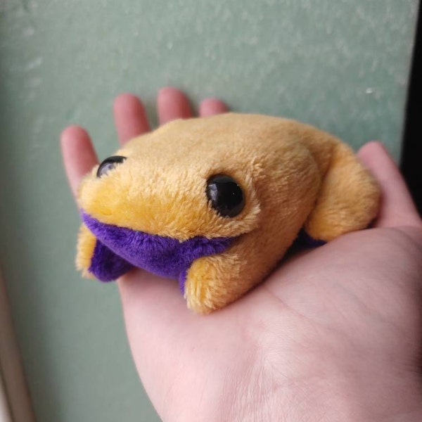 Choose Your Color Combo Frog Plush// Pocket Frog Plushie// Bean Bag ...
