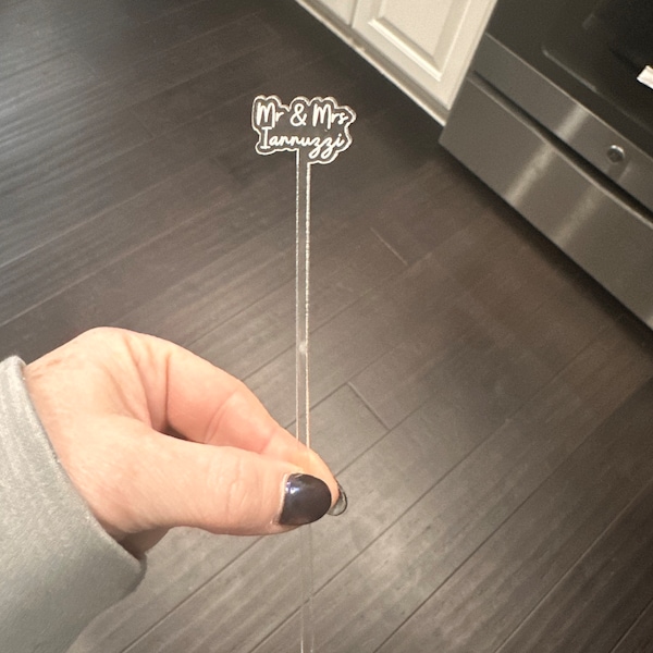 Custom Logo Drink Stirrers Personalized Acrylic Swizzle Sticks for ...