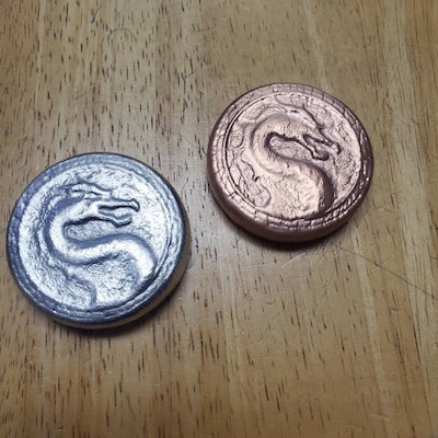 Graphite Casting Mold Double-sided Cursed Aztec Pirate Coin - Etsy