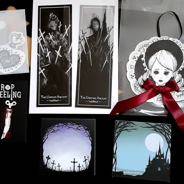 Dark Romantic Gothic Planner Sticker Sheet (24 Pieces), Minimal ...