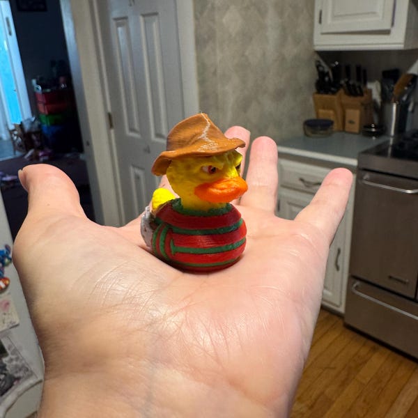 Jason Voorhees Duck 3D Printed Mini Small Large Size Jeep Duck Plastic ...