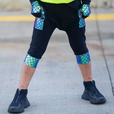 Iridescent Mermaid Foil Fish Scales Nylon Spandex 4way Stretch 58/60 ...