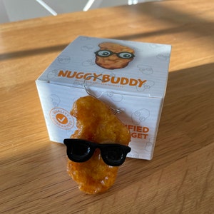 Thug Nug Necklace real Preserved Chicken Nugget Nuggy Buddy - Etsy